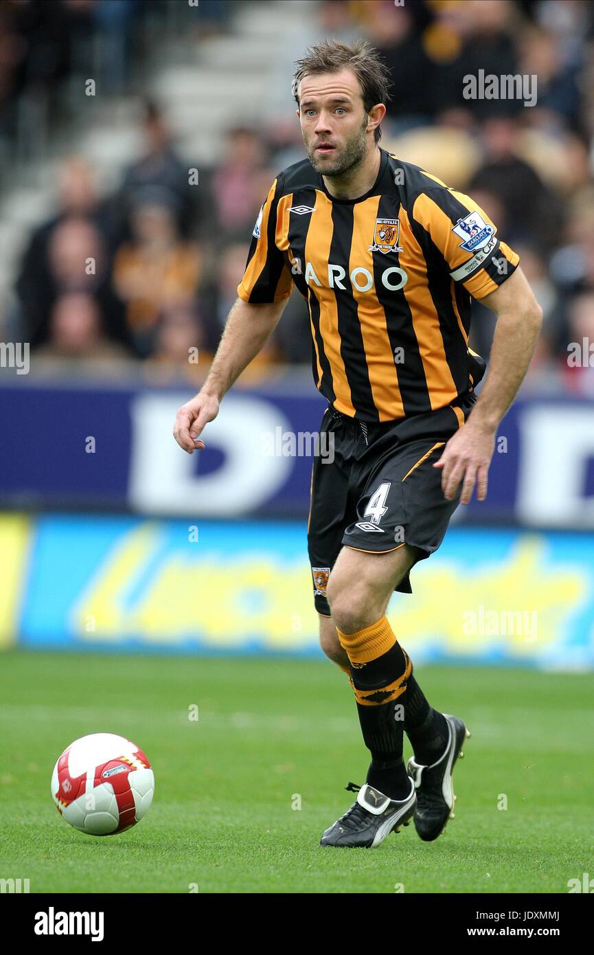 IAN ASHBEE HULL CITY FC KC STADIUM HULL ENGLAND 19 October 2008 Stock ...