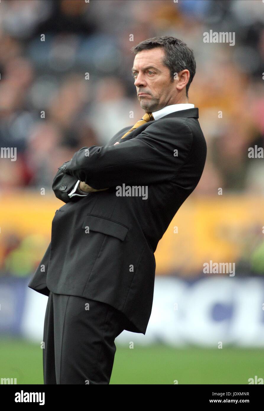 PHIL BROWN HULL CITY FC MANAGER KC STADIUM HULL ENGLAND 19 October 2008 ...