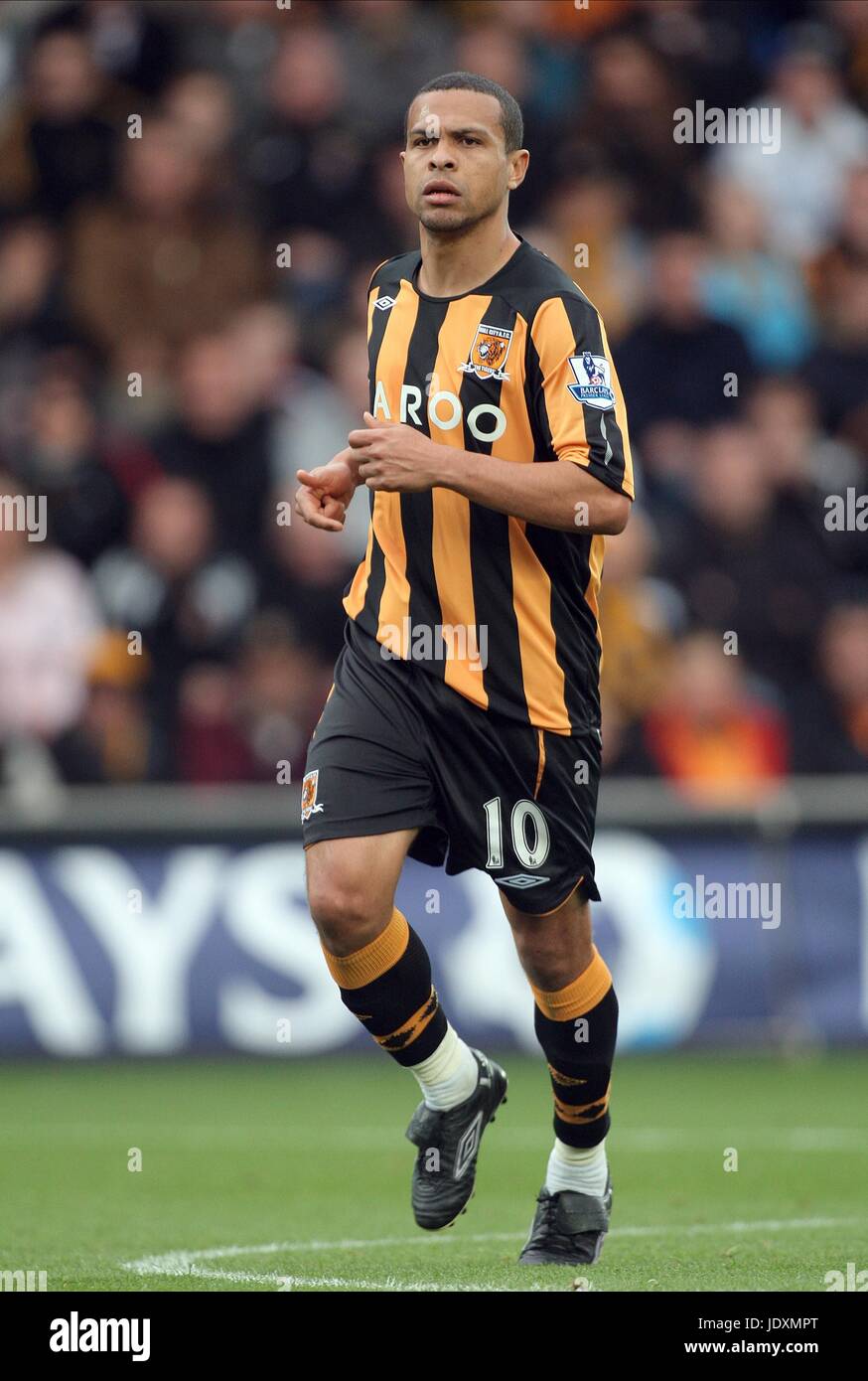GEOVANNI HULL CITY FC KC STADIUM HULL ENGLAND 19 October 2008 Stock ...