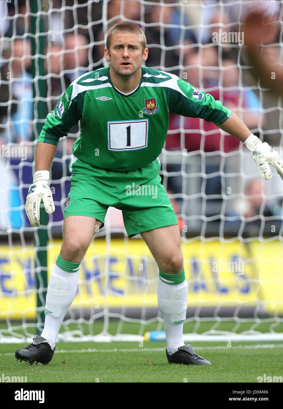 ROBERT GREEN WEST HAM UNITED FC KC STADIUM HULL ENGLAND 19 October 2008 ...