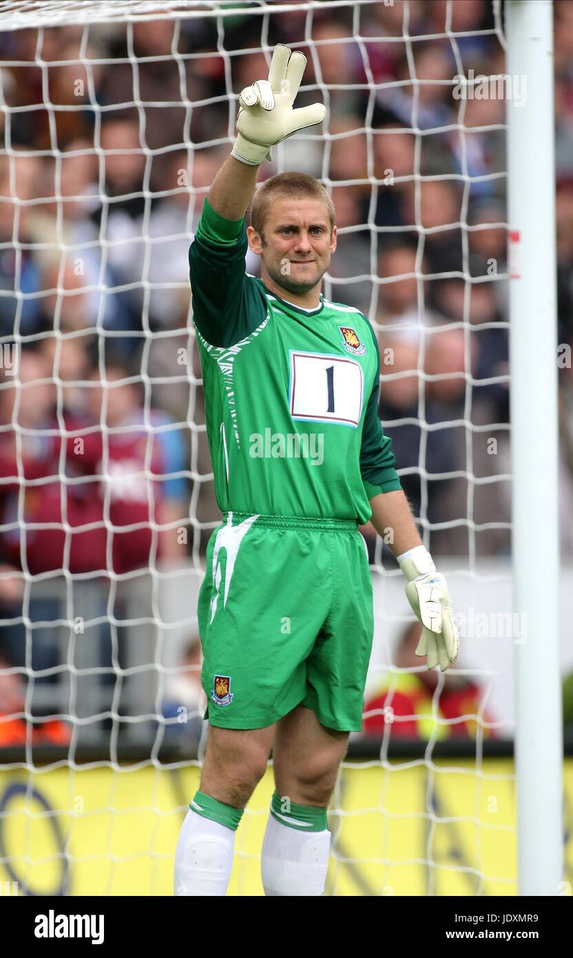 ROBERT GREEN WEST HAM UNITED FC KC STADIUM HULL ENGLAND 19 October 2008 ...