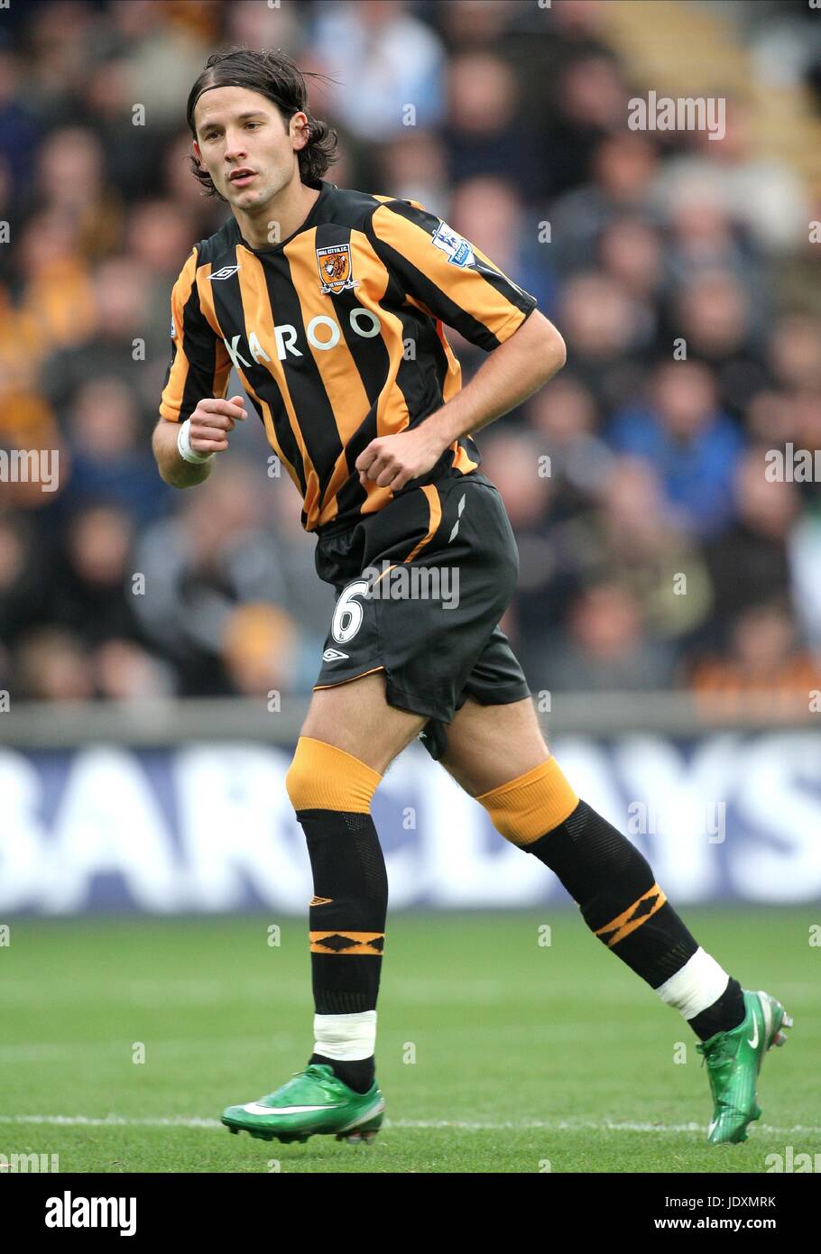 PETER HALMOSI HULL CITY FC KC STADIUM HULL ENGLAND 19 October 2008 ...
