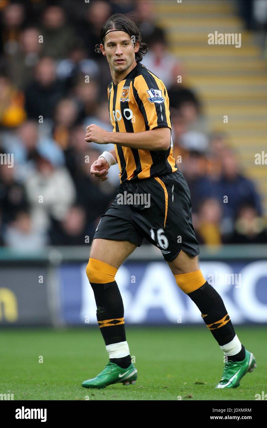 PETER HALMOSI HULL CITY FC KC STADIUM HULL ENGLAND 19 October 2008 ...