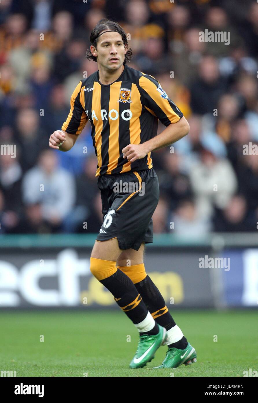 PETER HALMOSI HULL CITY FC KC STADIUM HULL ENGLAND 19 October 2008 ...