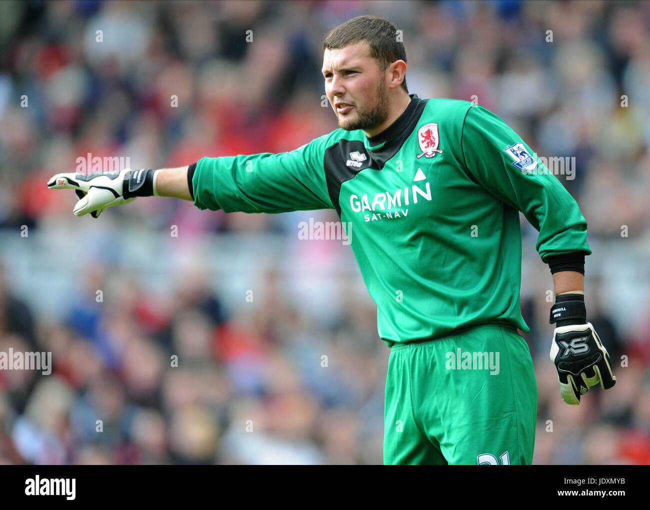 ROSS TURNBULL MIDDLESBROUGH FC RIVERSIDE STADIUM MIDDLESBROUGH ENGLAND ...