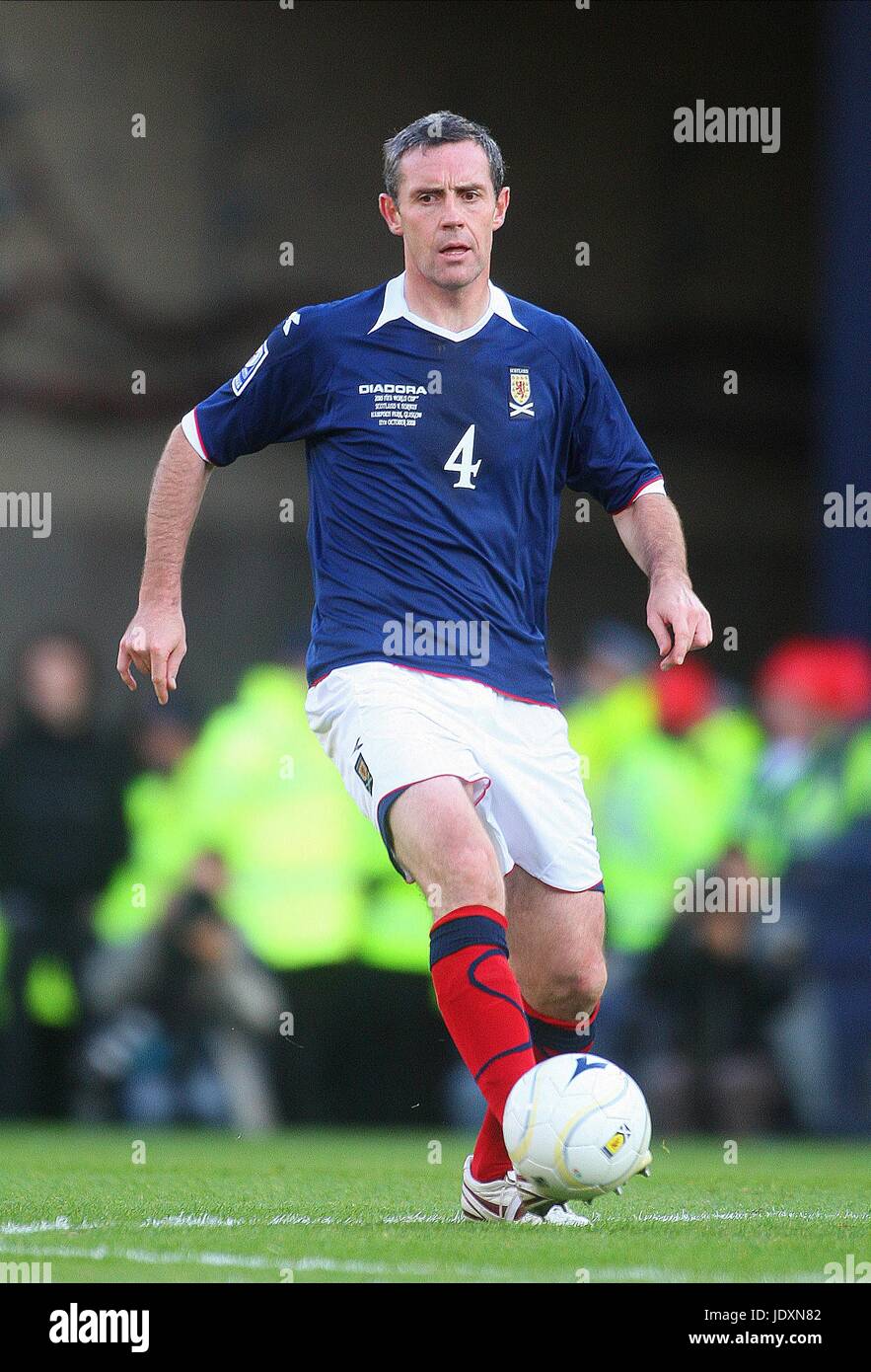 DAVID WEIR SCOTLAND HAMPDEN PARK GLASGOW SCOTLAND 11 October 2008 Stock ...