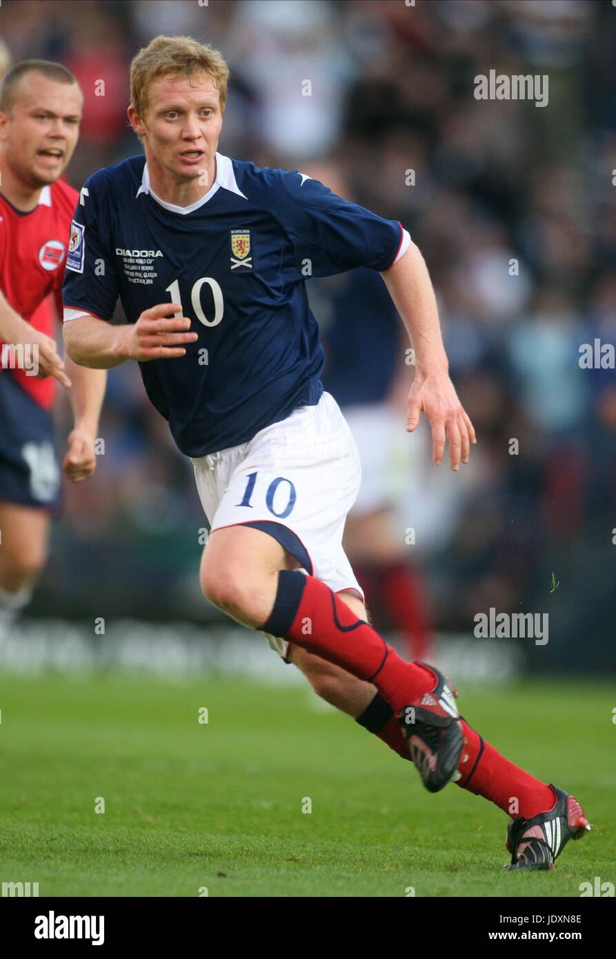 BARRY ROBSON SCOTLAND HAMPDEN PARK GLASGOW SCOTLAND 11 October 2008 ...