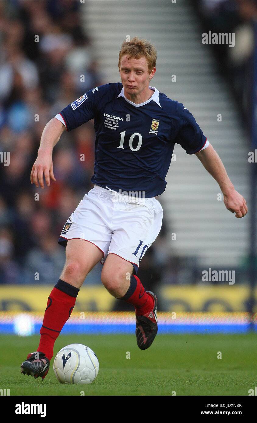 BARRY ROBSON SCOTLAND HAMPDEN PARK GLASGOW SCOTLAND 11 October 2008 ...