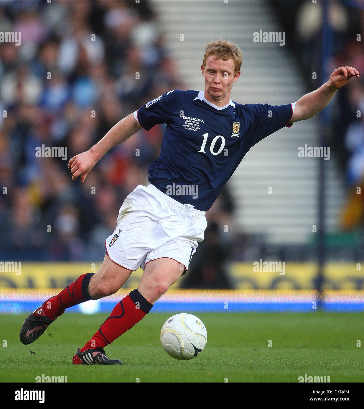 BARRY ROBSON SCOTLAND HAMPDEN PARK GLASGOW SCOTLAND 11 October 2008 ...