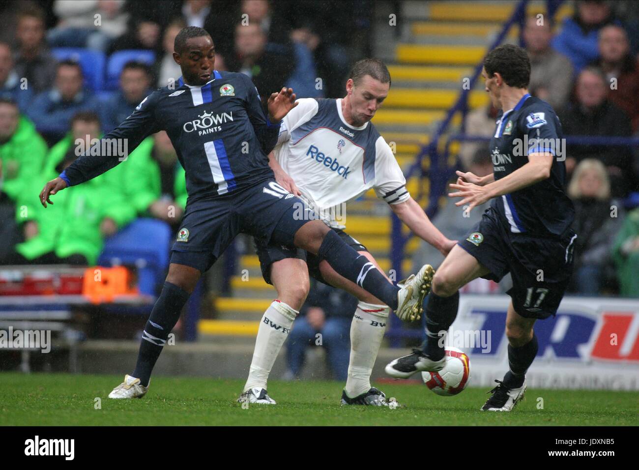 BENNY MCCARTHY & KEVIN NOLAN BOLTON V BLACKBURN ROVERS REEBOK STADIUM ...