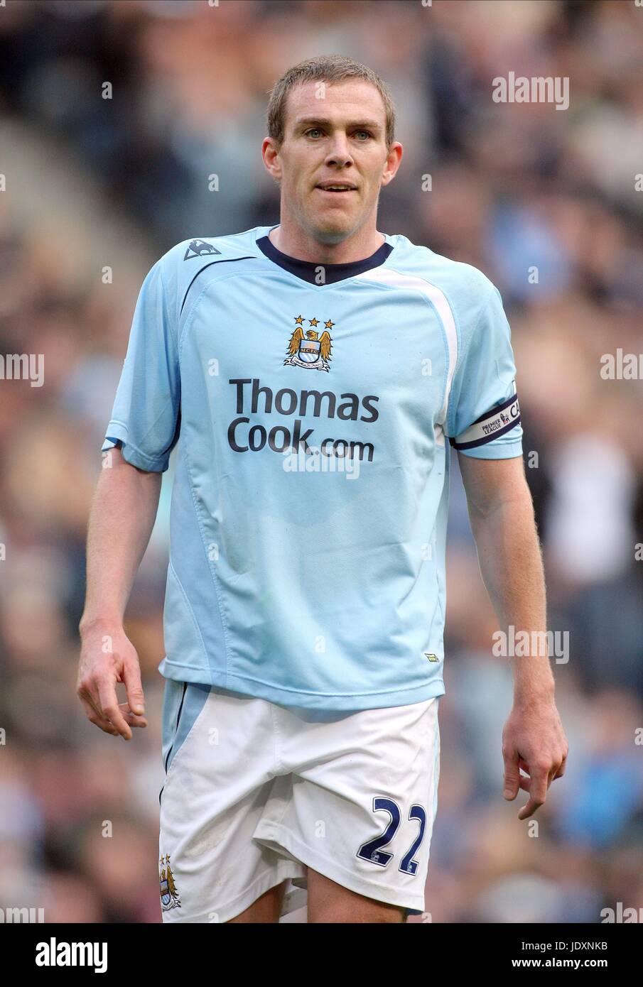 RICHARD DUNNE MANCHESTER CITY FC CITY OF MANCHESTER STADIUM MANCHESTER ...