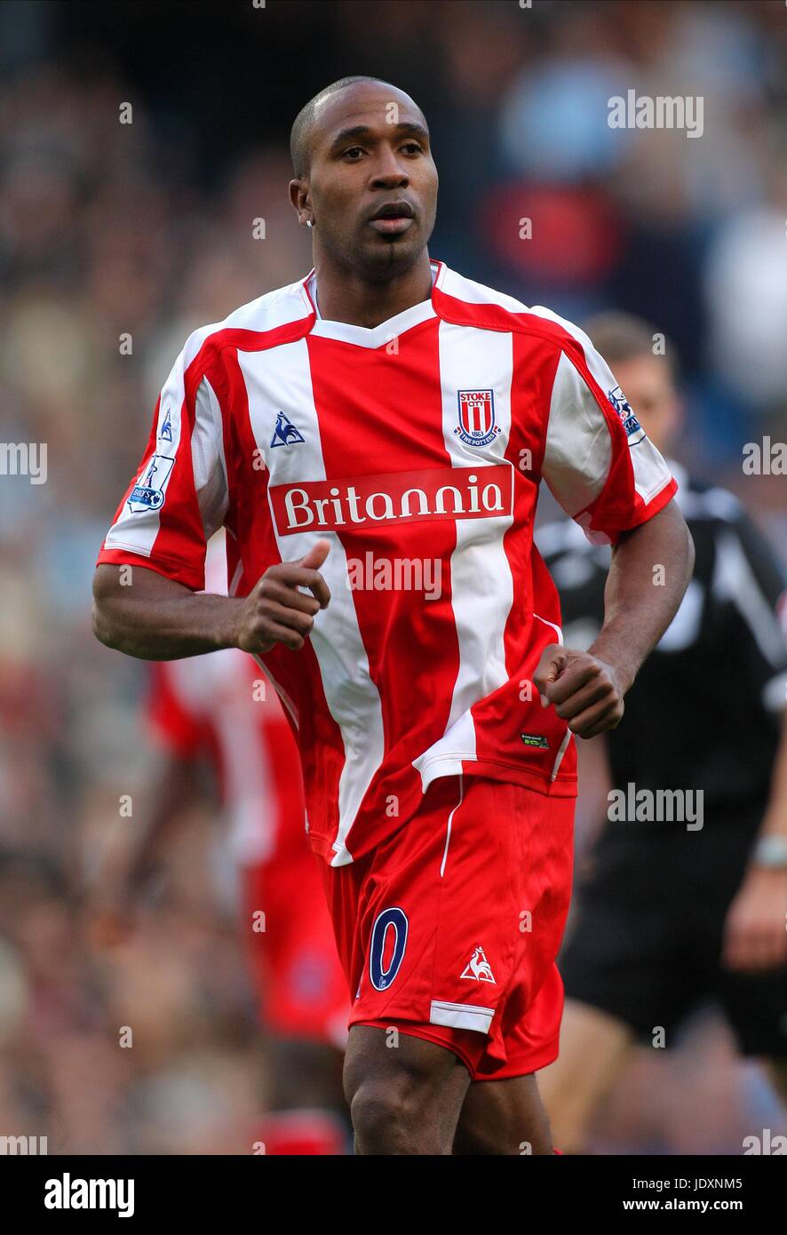 RICARDO FULLER STOKE CITY FC CITY OF MANCHESTER STADIUM MANCHESTER ...