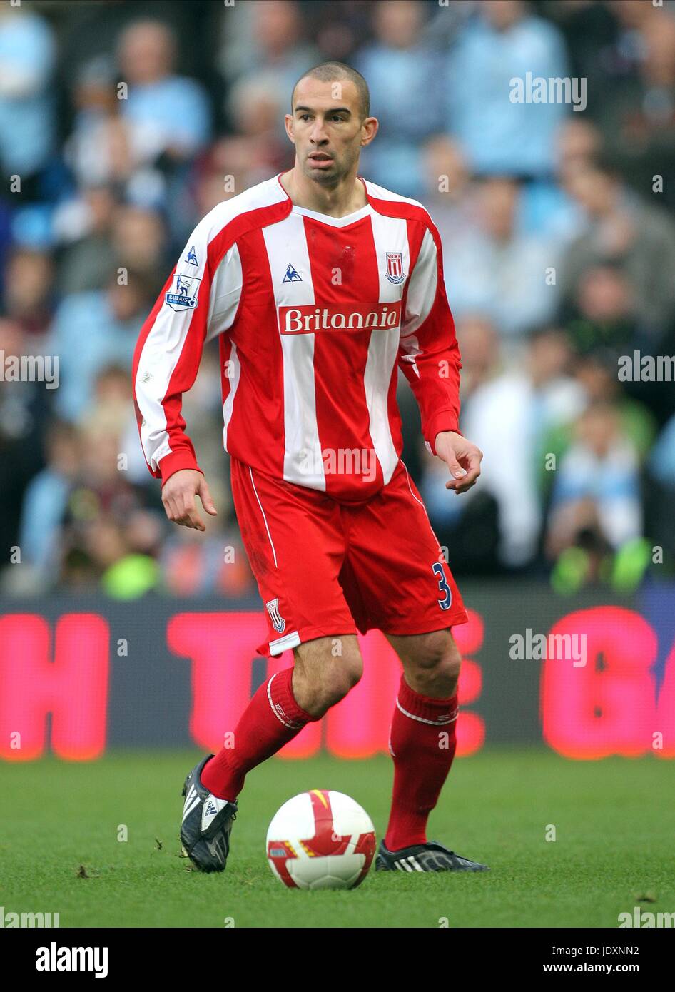 DANNY HIGGINBOTHAM STOKE CITY FC CITY OF MANCHESTER STADIUM MANCHESTER ...