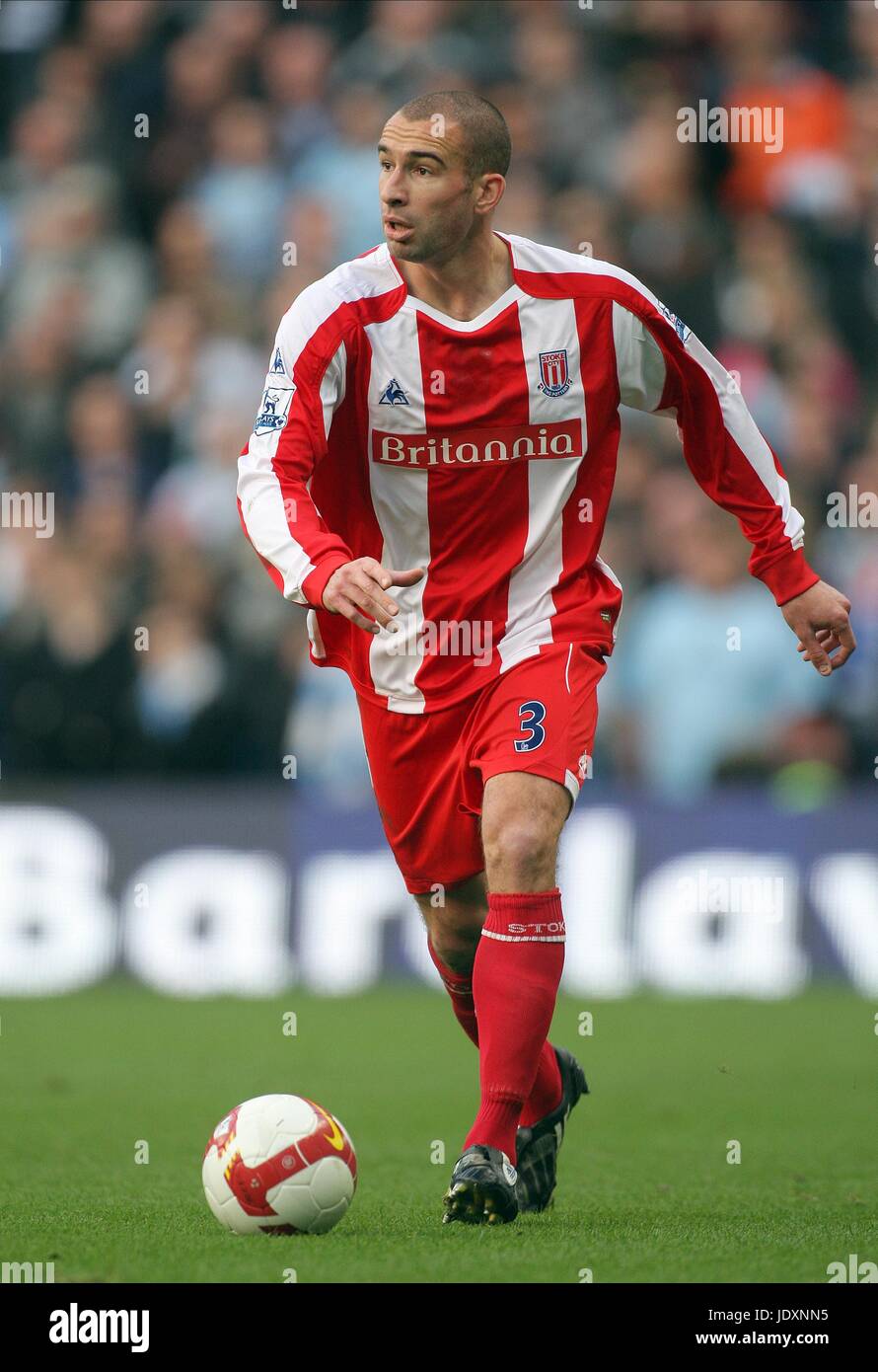 DANNY HIGGINBOTHAM STOKE CITY FC CITY OF MANCHESTER STADIUM MANCHESTER ...