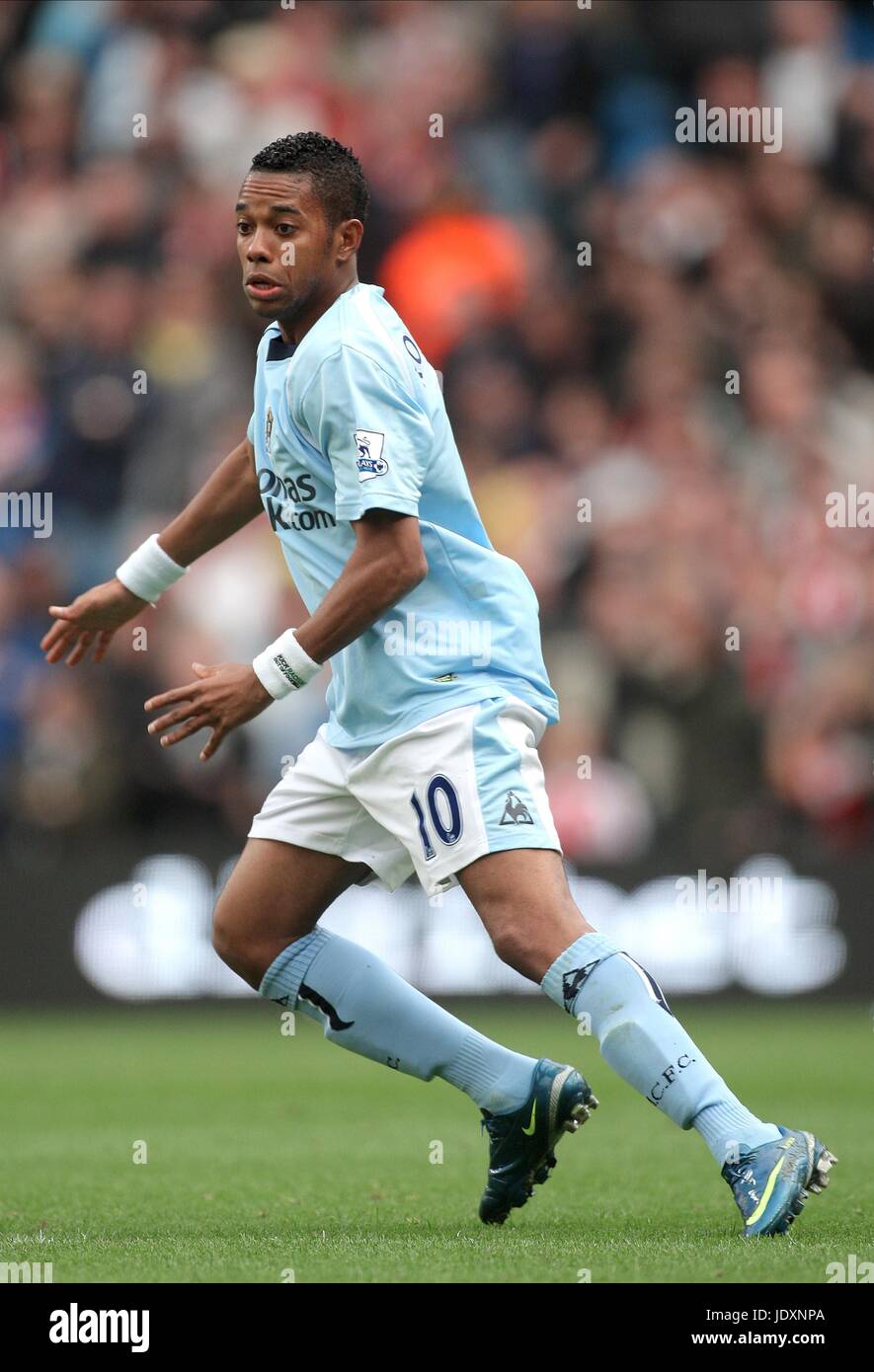 ROBINHO MANCHESTER CITY FC CITY OF MANCHESTER STADIUM MANCHESTER ...