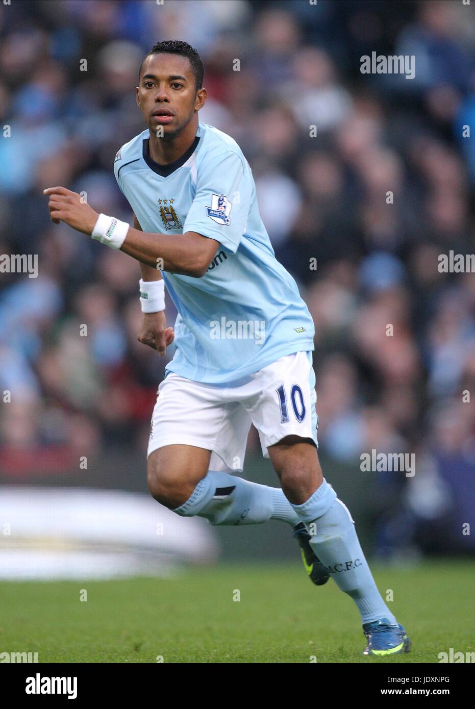 ROBINHO MANCHESTER CITY FC CITY OF MANCHESTER STADIUM MANCHESTER ...