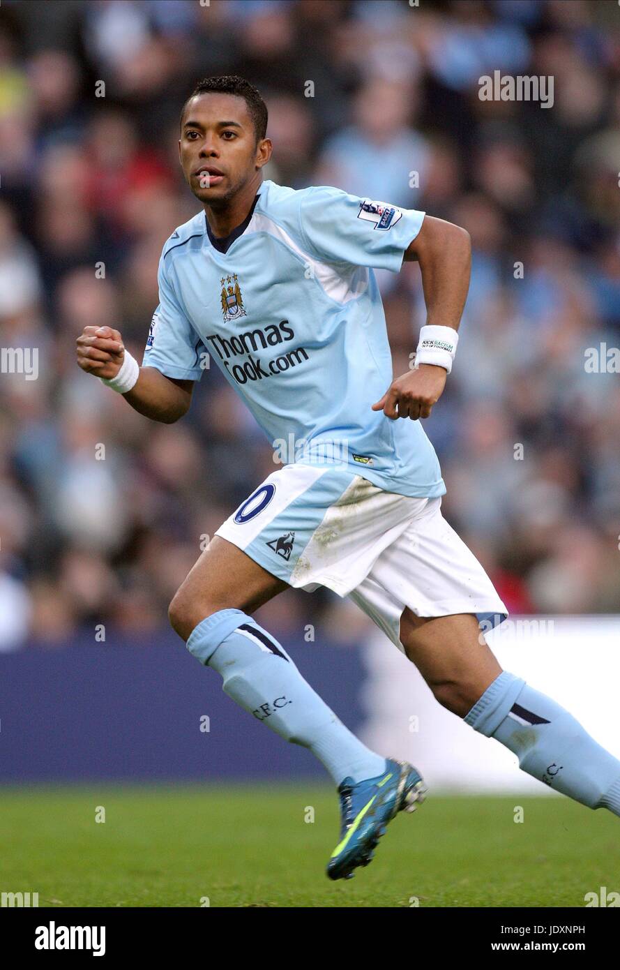 ROBINHO MANCHESTER CITY FC CITY OF MANCHESTER STADIUM MANCHESTER ...