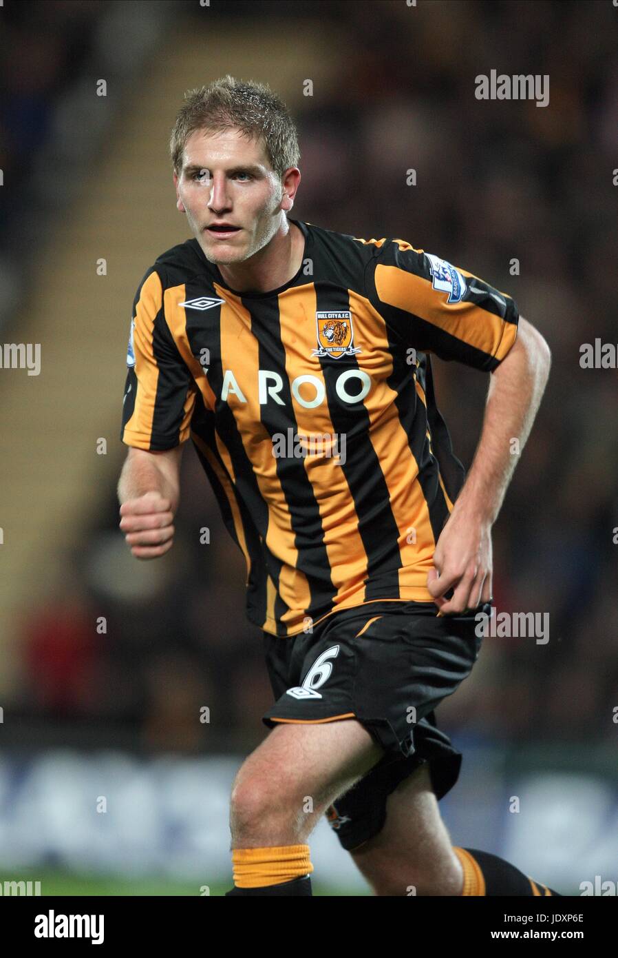 MICHAEL TURNER HULL CITY FC KC STADIUM HULL ENGLAND 29 October 2008 ...