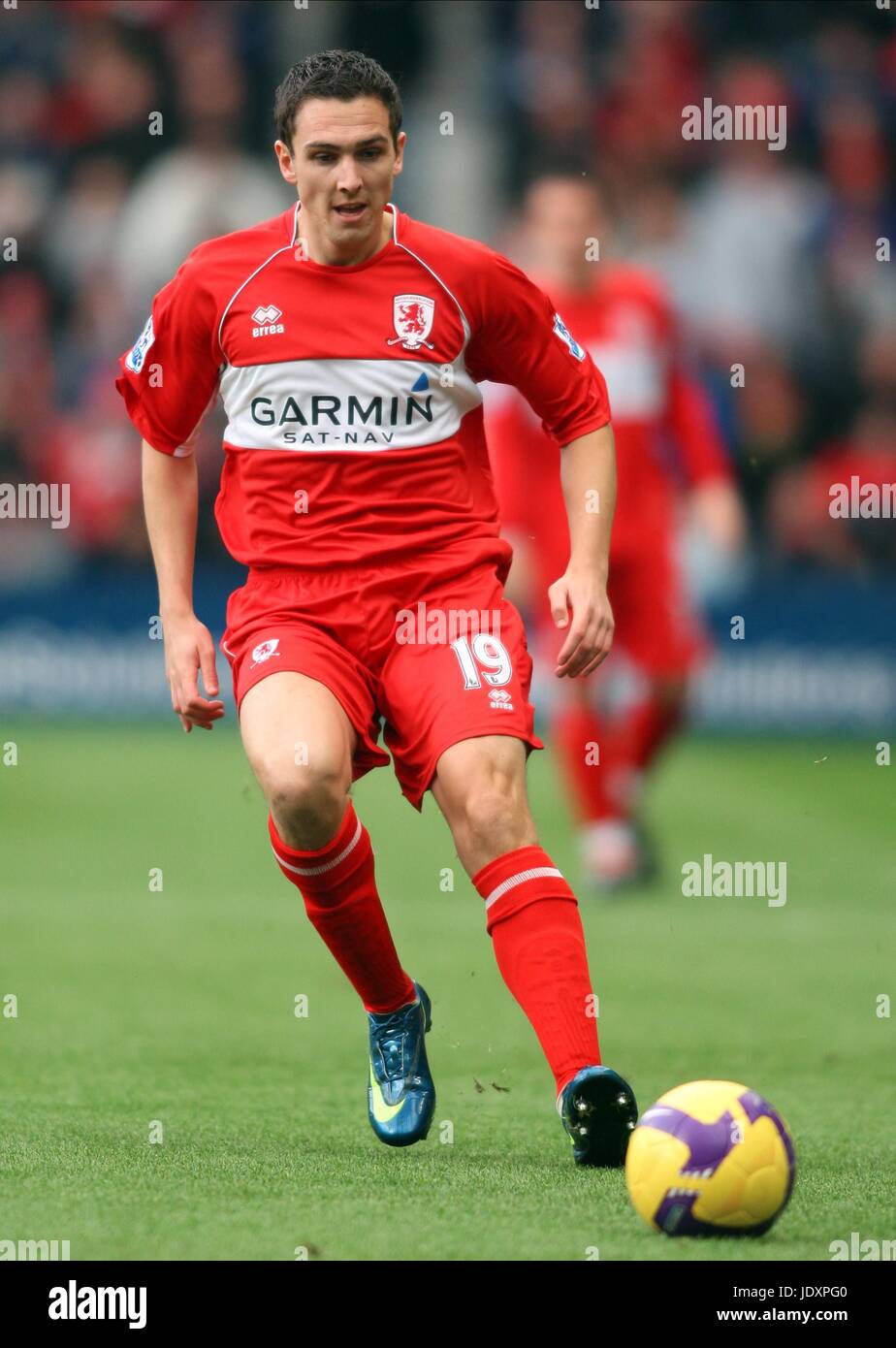 STEWART DOWNING MIDDLESBROUGH FC RIVERSIDE STADIUM MIDDLESBROUGH ...