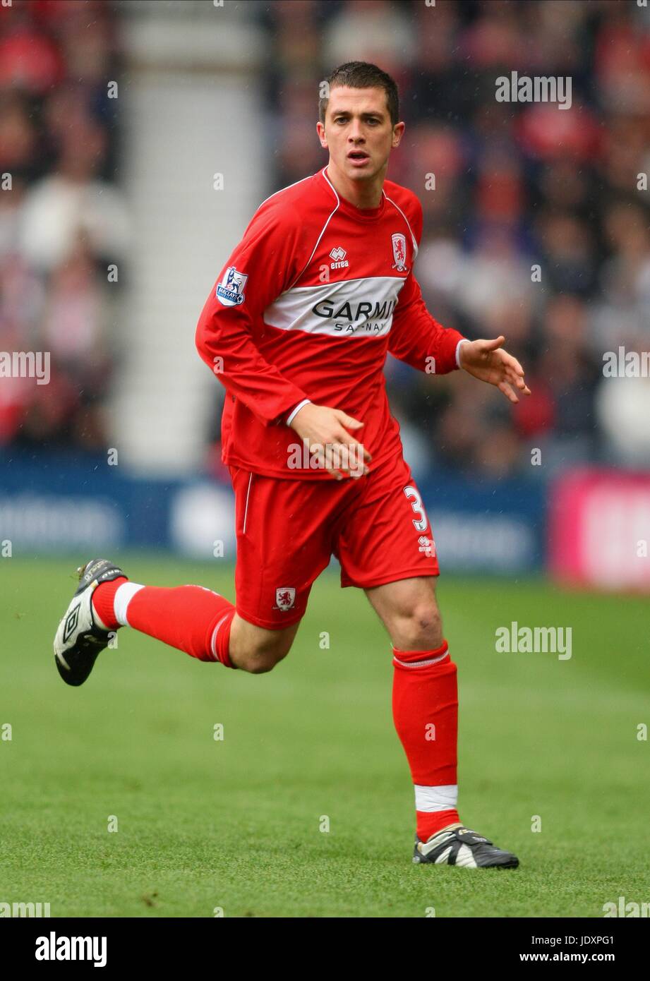 ANDREW TAYLOR MIDDLESBROUGH FC RIVERSIDE STADIUM MIDDLESBROUGH ENGLAND 01 November 2008 Stock ...
