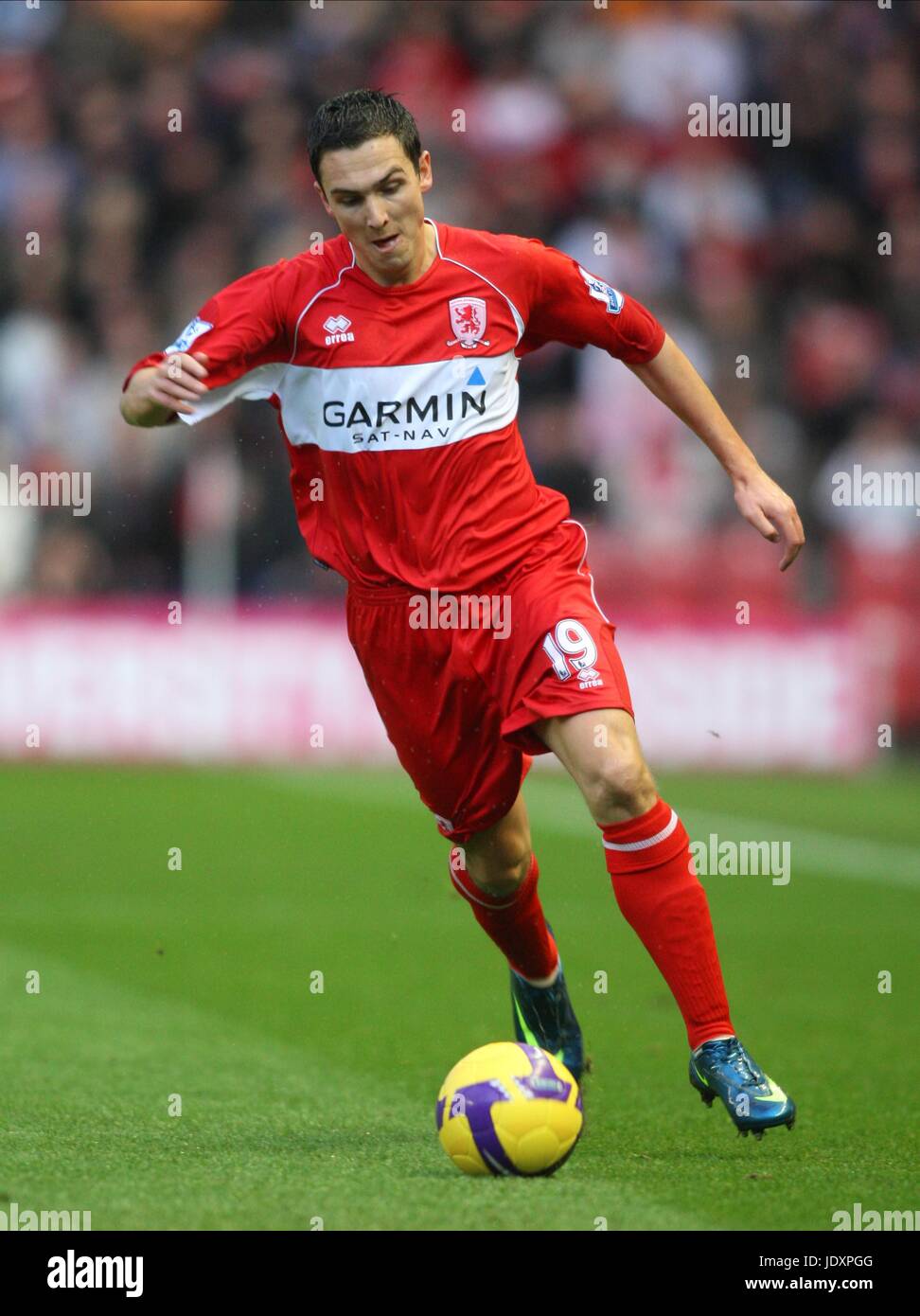 STEWART DOWNING MIDDLESBROUGH FC RIVERSIDE STADIUM MIDDLESBROUGH ...