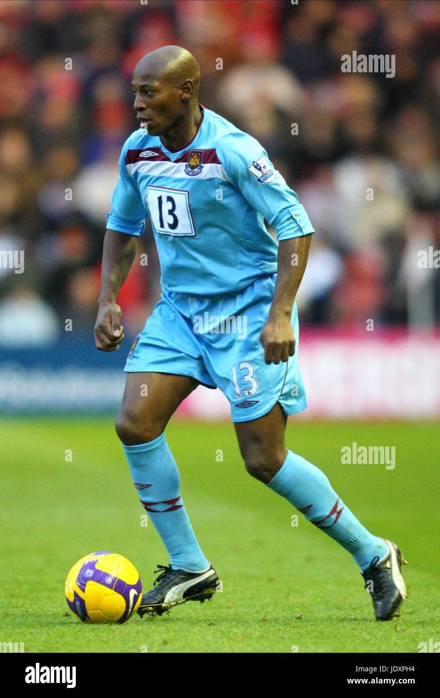 LUIS BOA MORTE WEST HAM UNITED FC RIVERSIDE STADIUM MIDDLESBROUGH ...