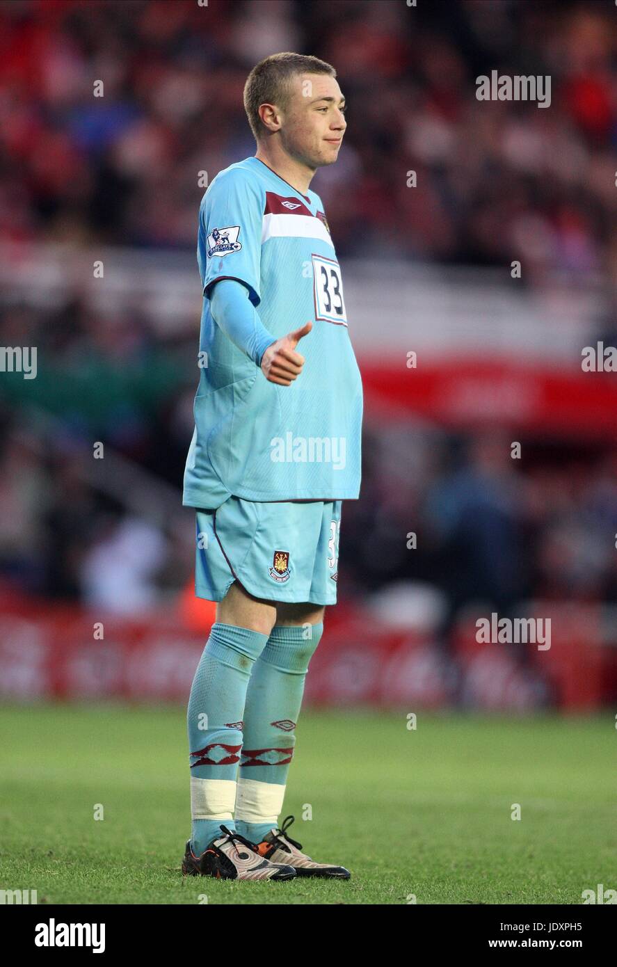 FREDDIE SEARS WEST HAM UNITED FC RIVERSIDE STADIUM MIDDLESBROUGH ...