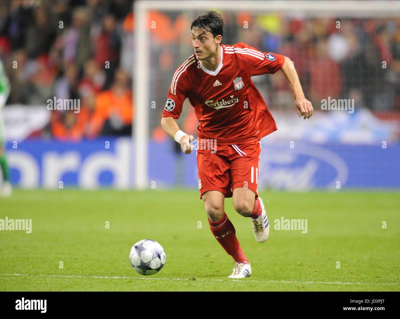 ALBERT RIERA LIVERPOOL FC ANFIELD LIVERPOOL ENGLAND 04 November 2008 ...