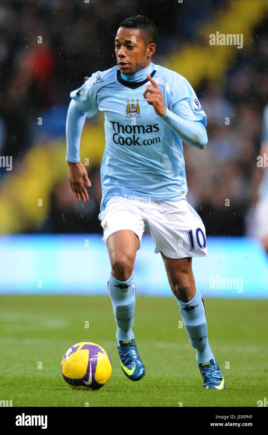 ROBINHO MANCHESTER CITY FC CITY OF MANCHESTER STADIUM MANCHESTER 09 ...