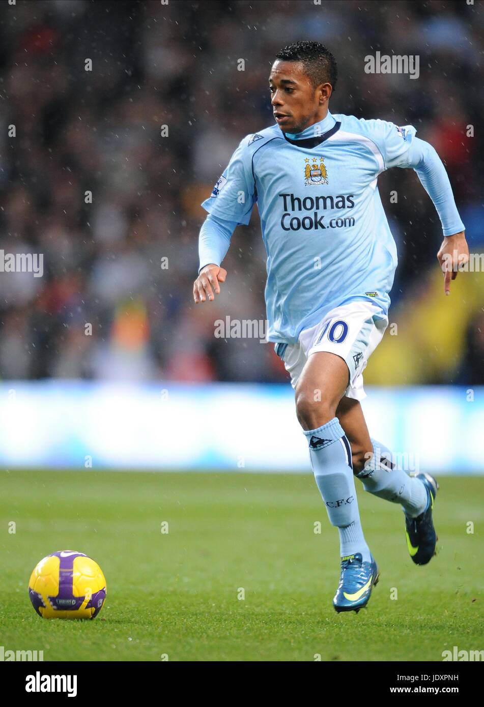 ROBINHO MANCHESTER CITY FC CITY OF MANCHESTER STADIUM MANCHESTER 09 ...