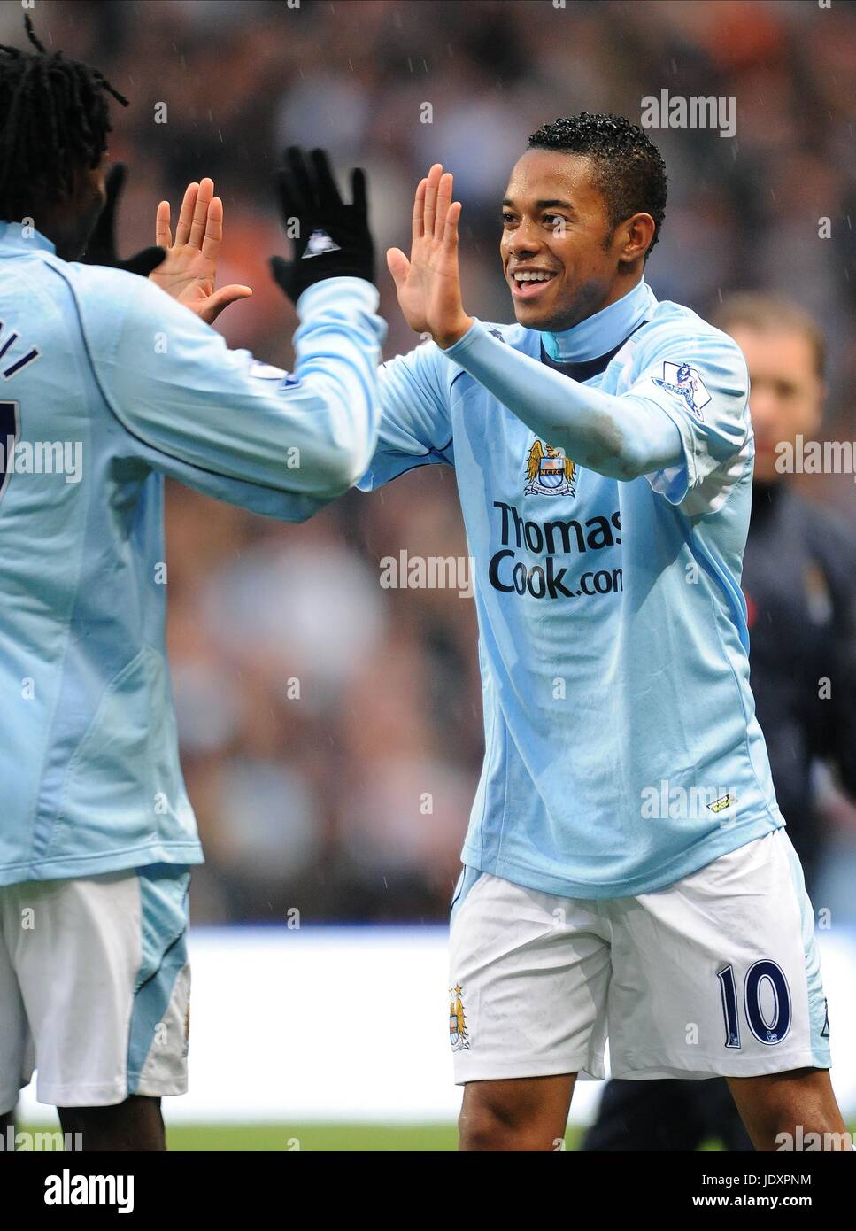 ROBINHO MANCHESTER CITY FC CITY OF MANCHESTER STADIUM MANCHESTER 09 ...