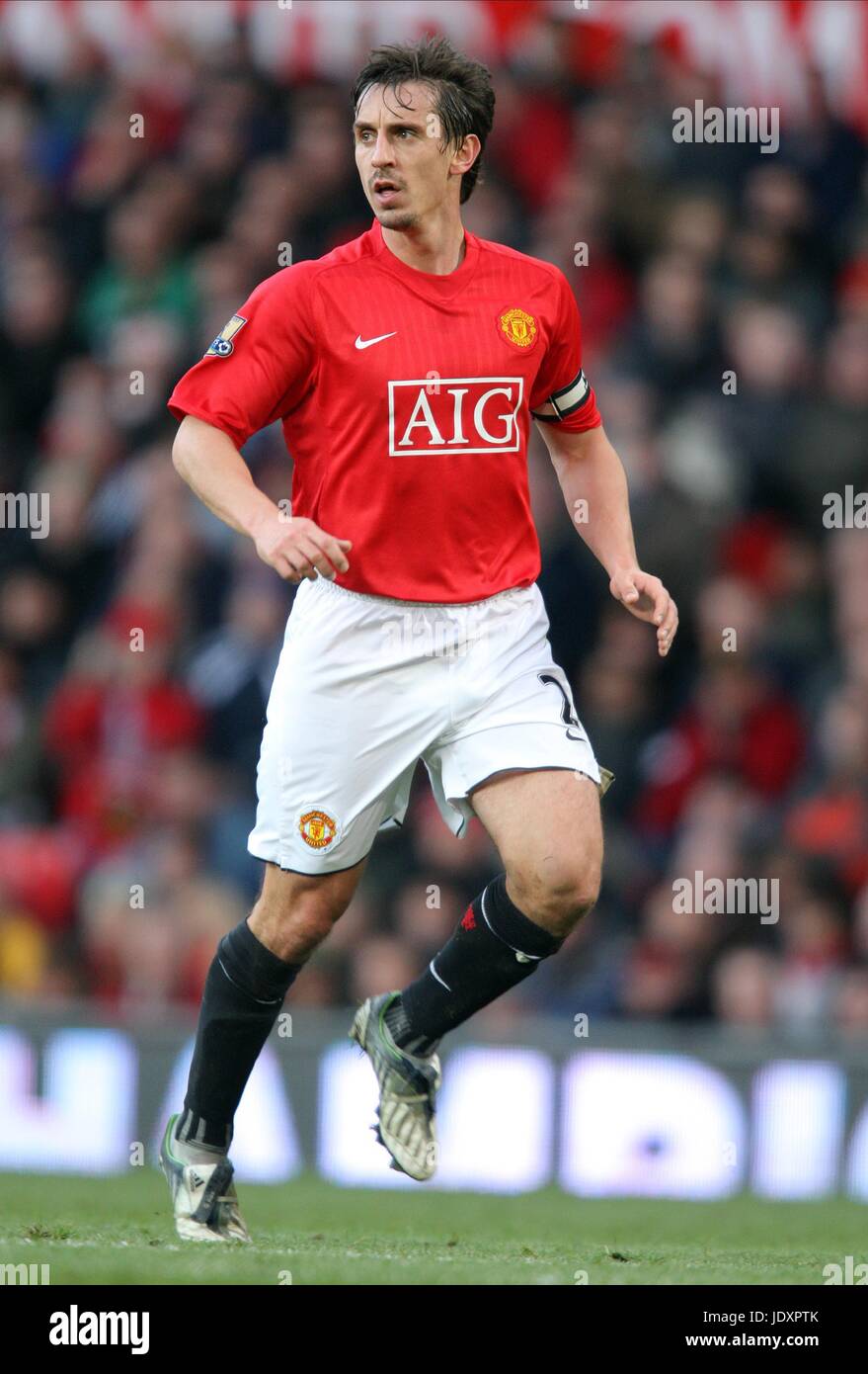 GARY NEVILLE MANCHESTER UNITED FC OLD TRAFFORD MANCHESTER ENGLAND 01 ...