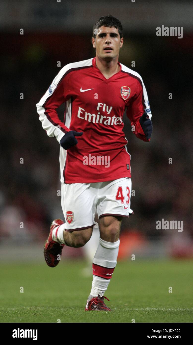 FRAN MERIDA ARSENAL FC EMIRATES STADIUM ARSENAL LONDON ENGLAND 11 ...