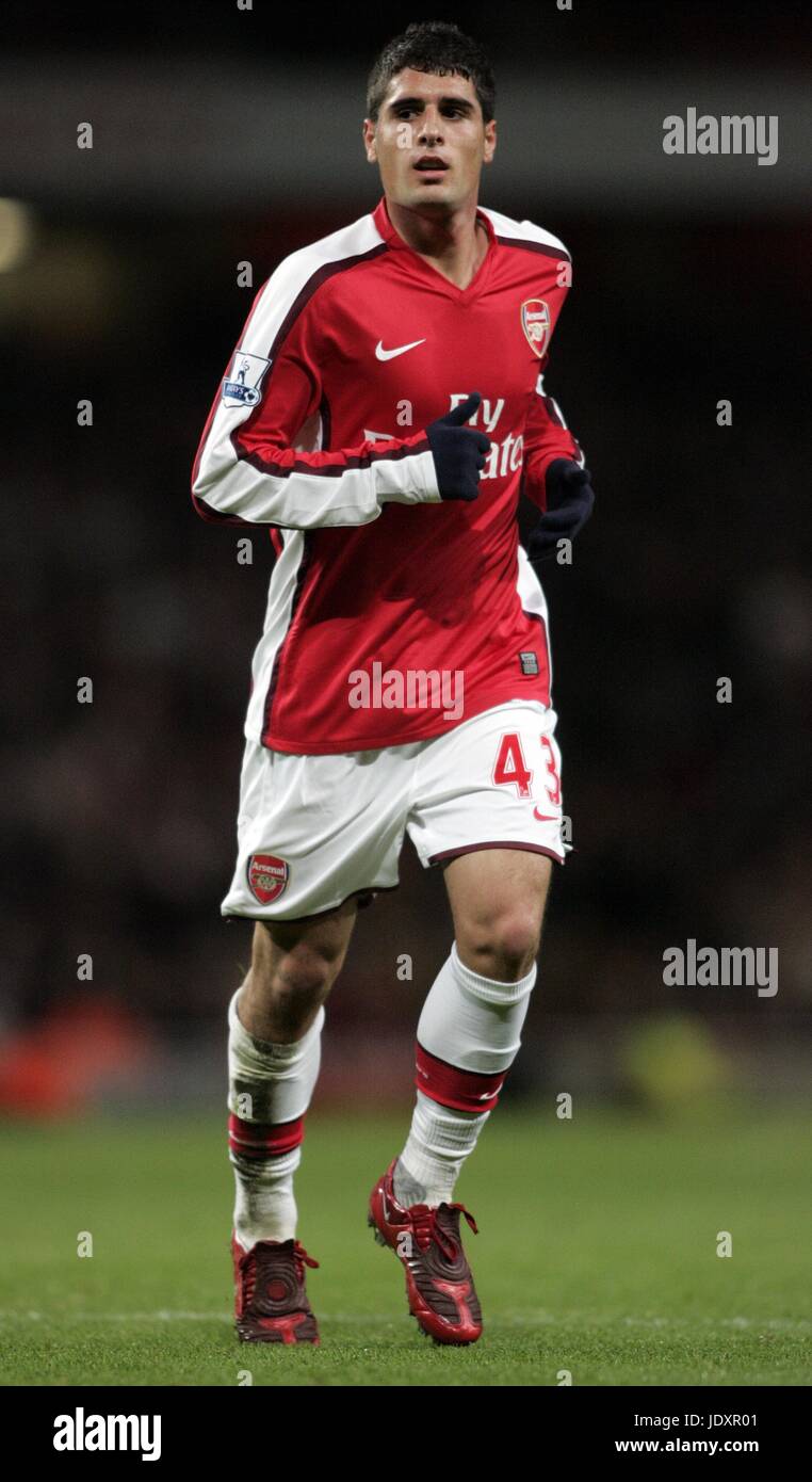 FRAN MERIDA ARSENAL FC EMIRATES STADIUM ARSENAL LONDON ENGLAND 11 ...