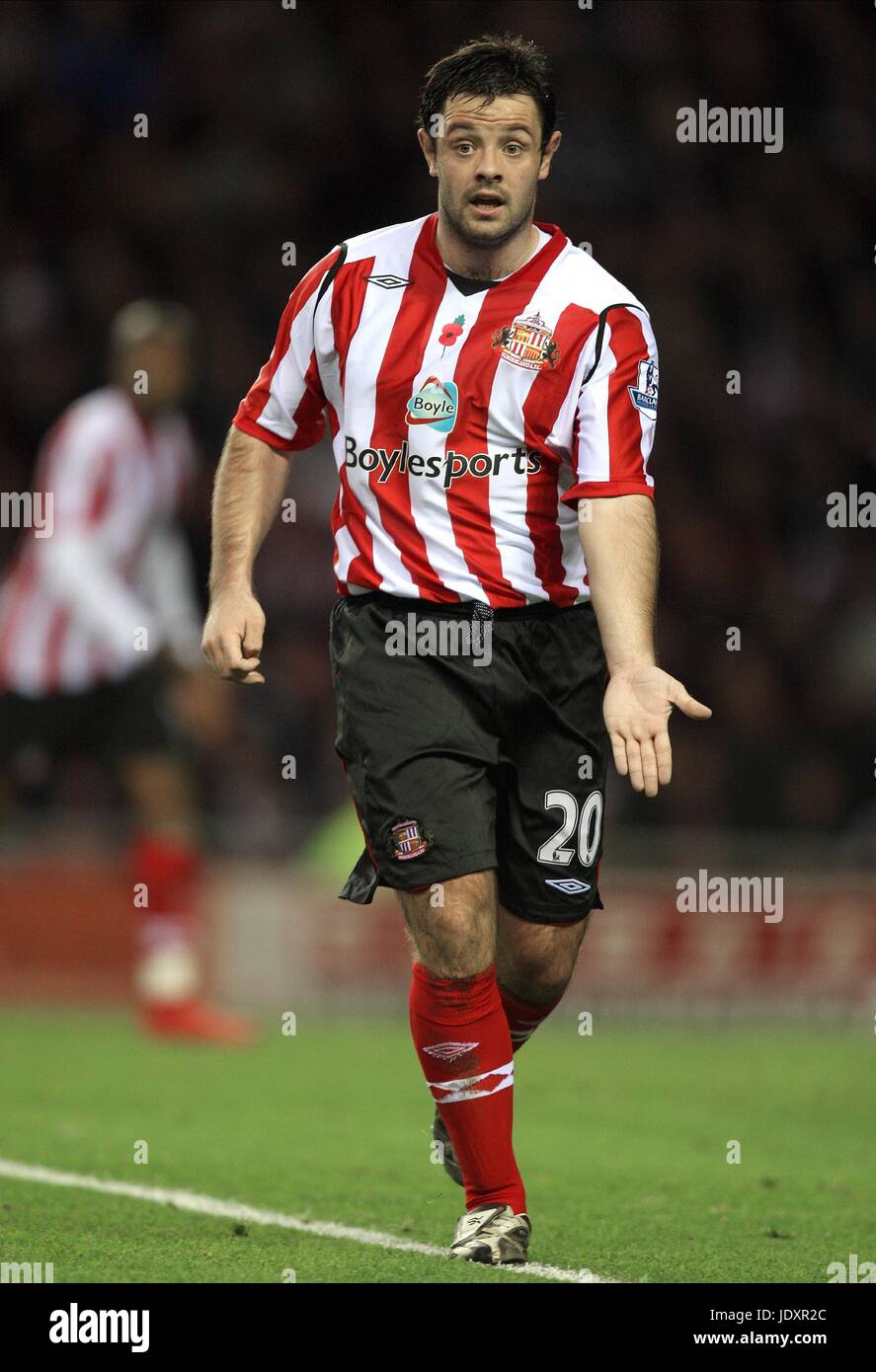 ANDY REID SUNDERLAND FC STADIUM OF LIGHT SUNDERLAND ENGLAND 08 November ...