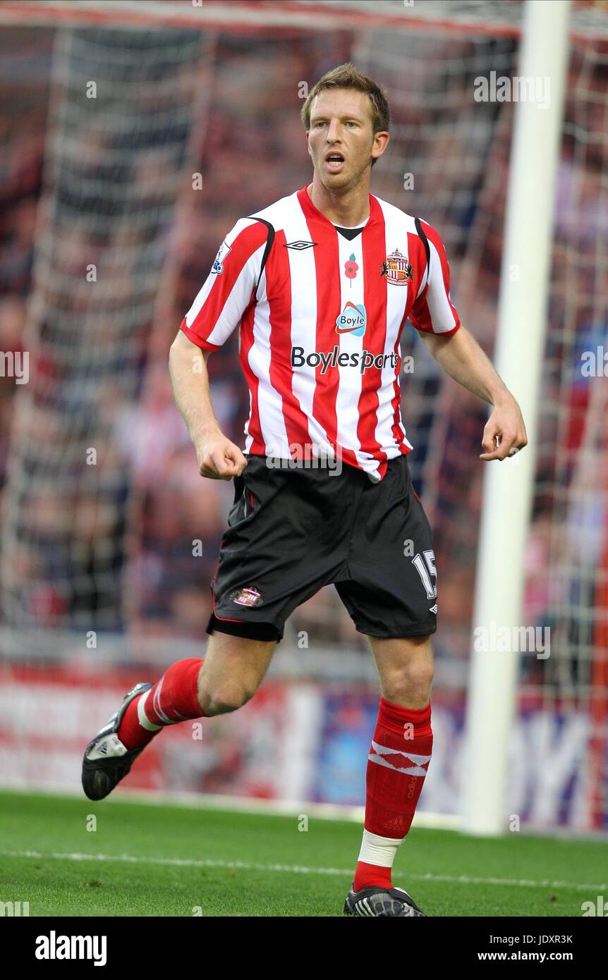 DANNY COLLINS SUNDERLAND FC STADIUM OF LIGHT SUNDERLAND ENGLAND 08 ...