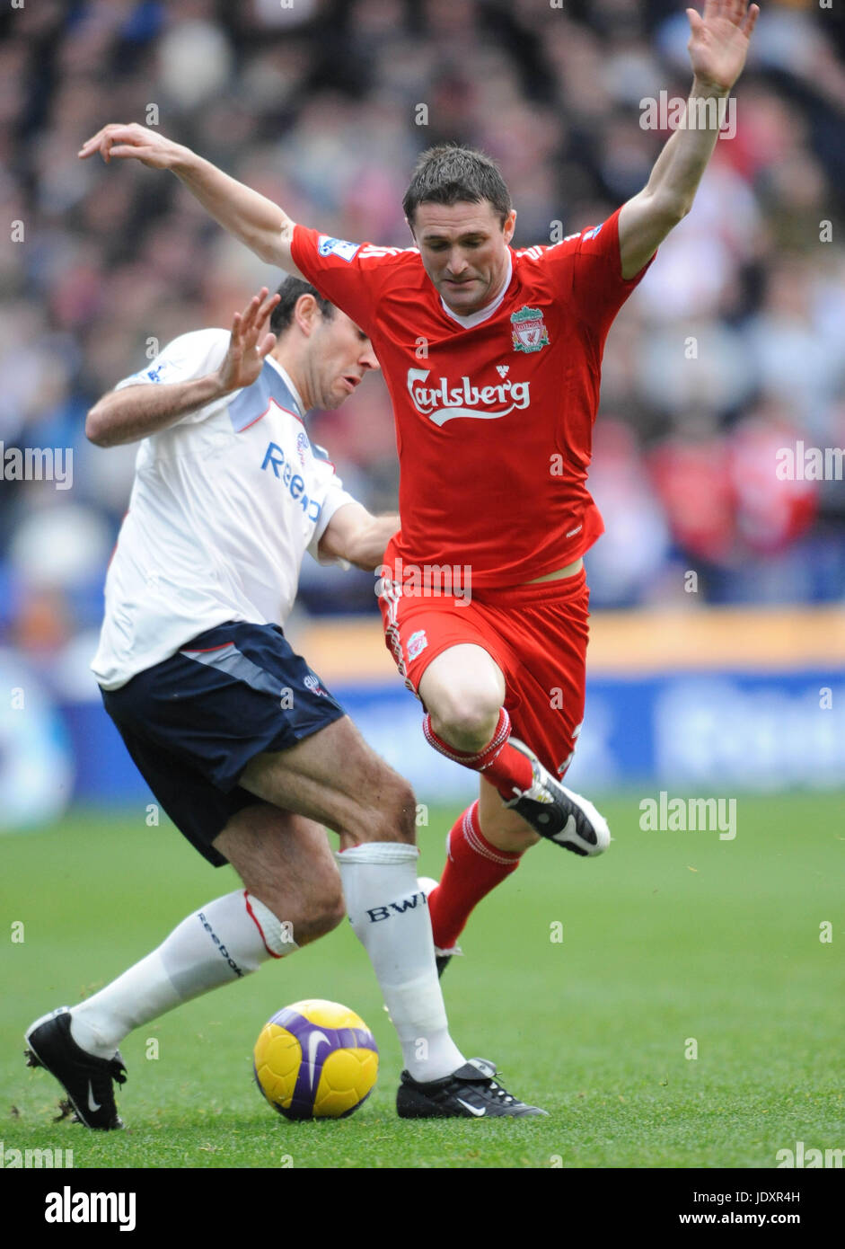 GAVIN MCCANN & ROBBIE KEANE BOLTON V LIVERPOOL REEBOK STADIUM BOLTON ...