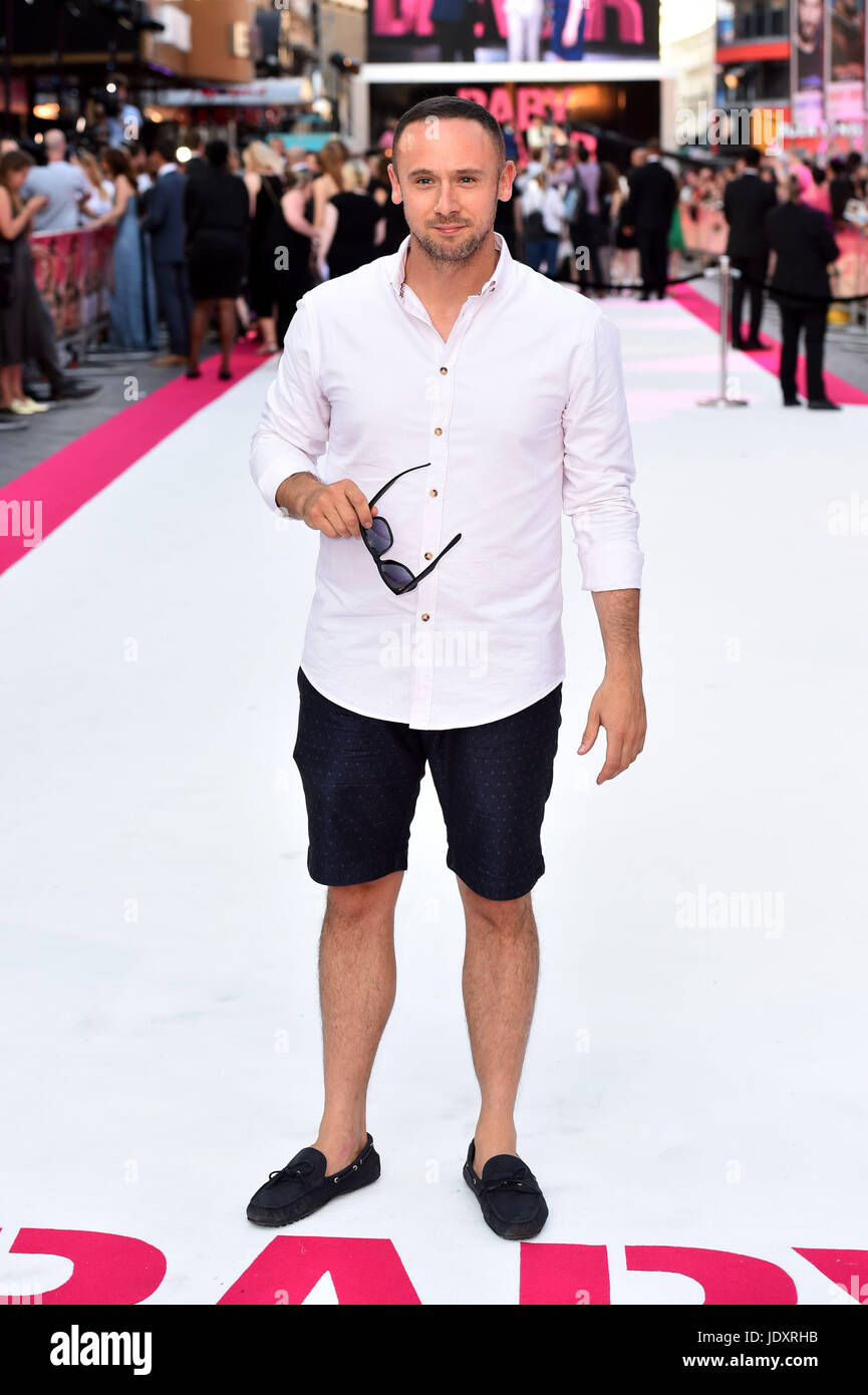 Jason Maza attending the Baby Driver premiere held at Cineworld in ...