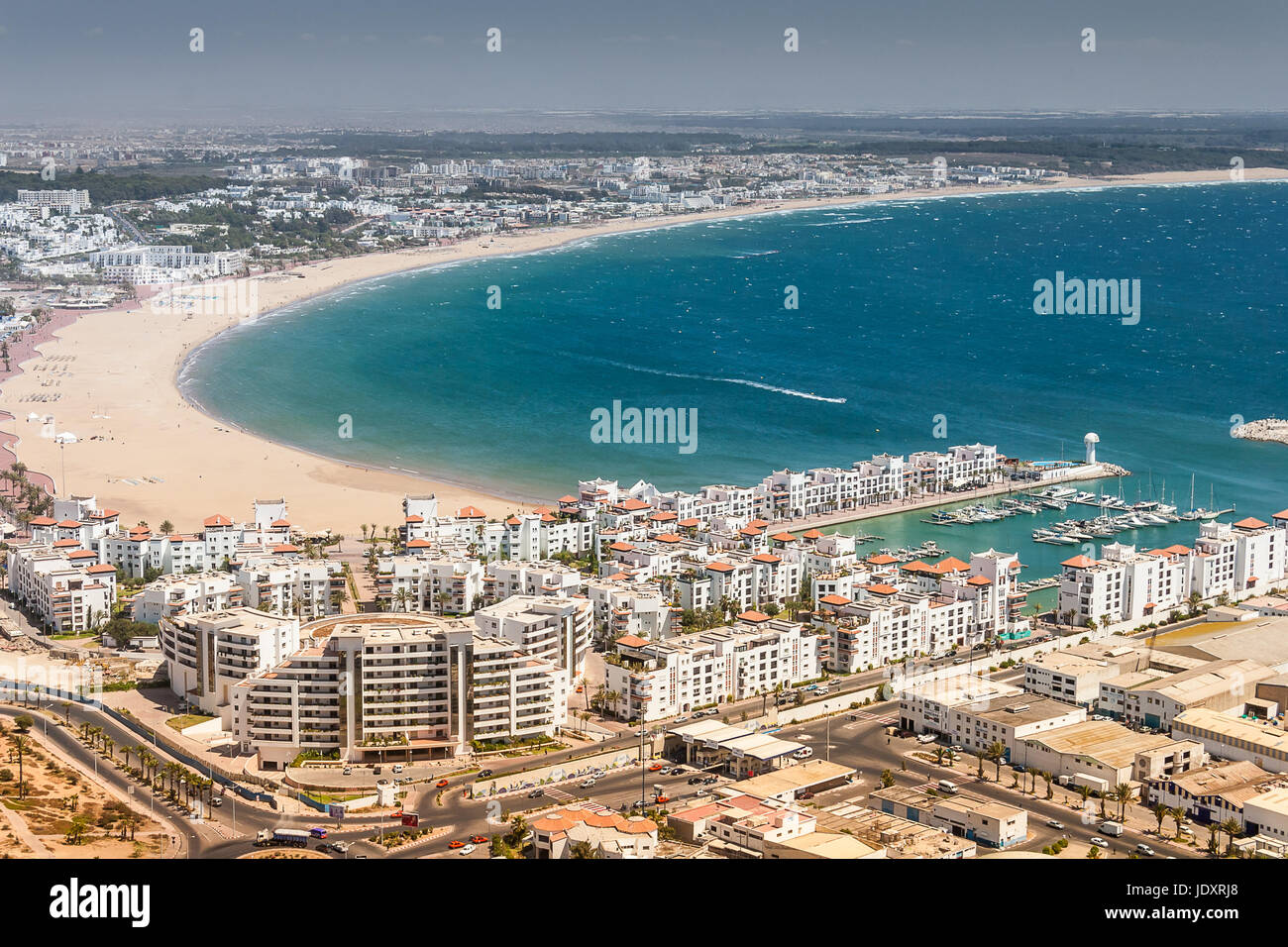 City view of Agadir at summer, Morocco Stock Photo - Alamy