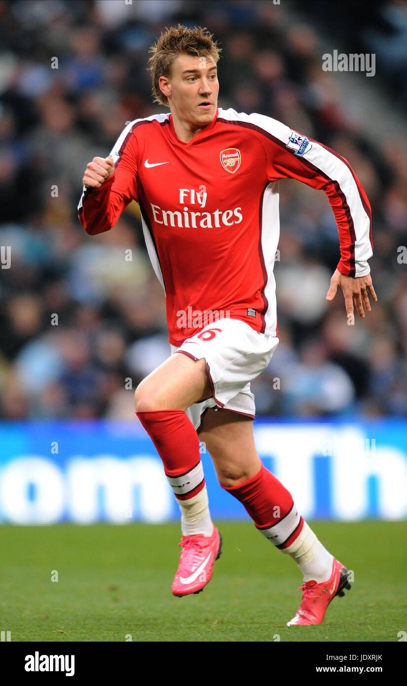 NICKLAS BENDTNER ARSENAL FC CITY OF MANCHESTER STADIUM MANCHERSTER ...