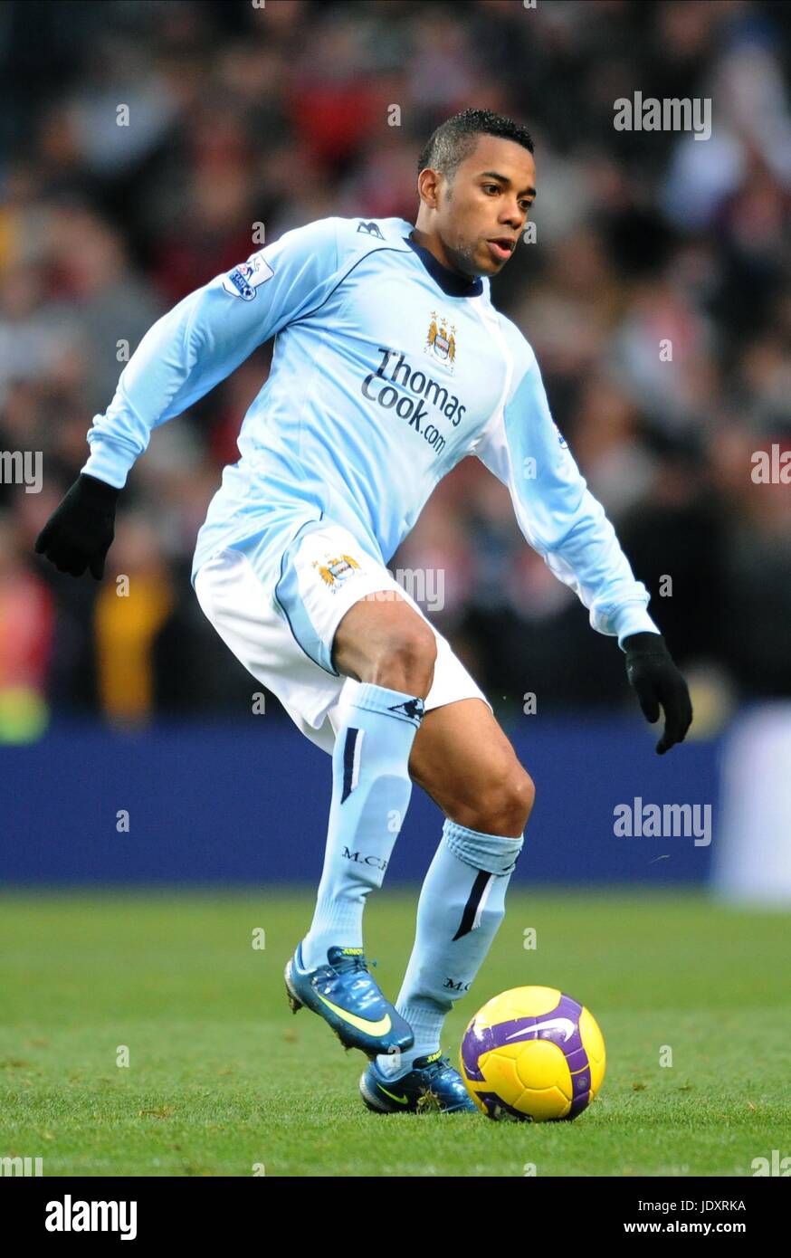 ROBINHO MANCHESTER CITY FC CITY OF MANCHESTER STADIUM MANCHERSTER ...