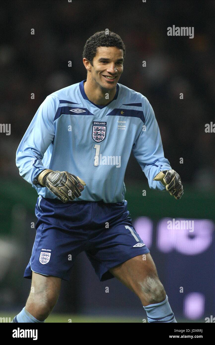 DAVID JAMES ENGLAND & PORTSMOUTH FC OLYMPIC STADIUM BERLIN GERMANY 19 ...