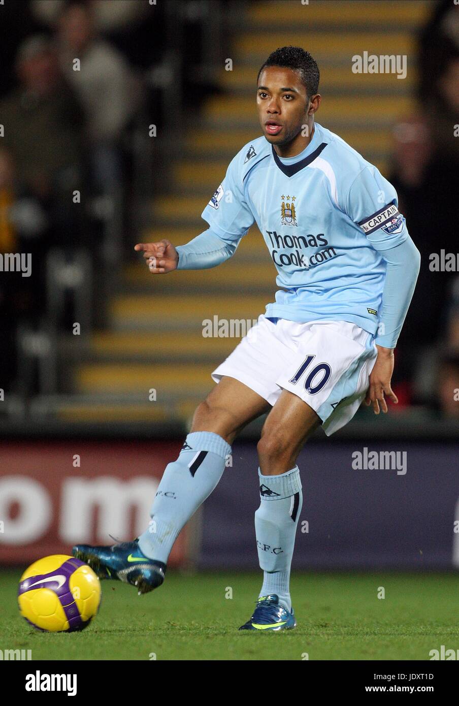 ROBINHO MANCHESTER CITY FC KC STADIUM HULL ENGLAND 16 November 2008 ...