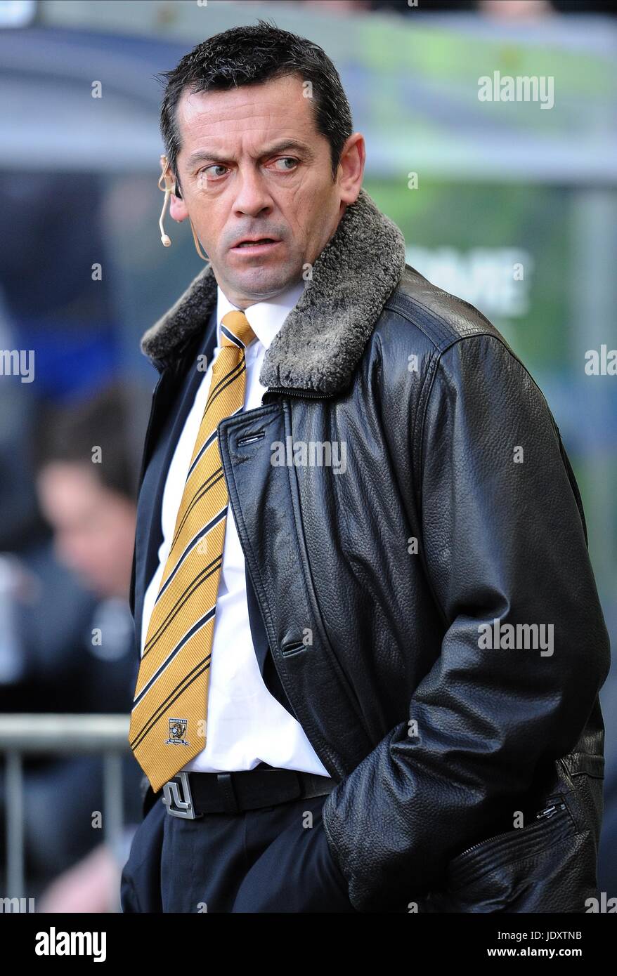 PHIL BROWN HULL CITY FC MANAGER KC STADIUM HULL ENGLAND 06 December 2008 Stock Photo - Alamy