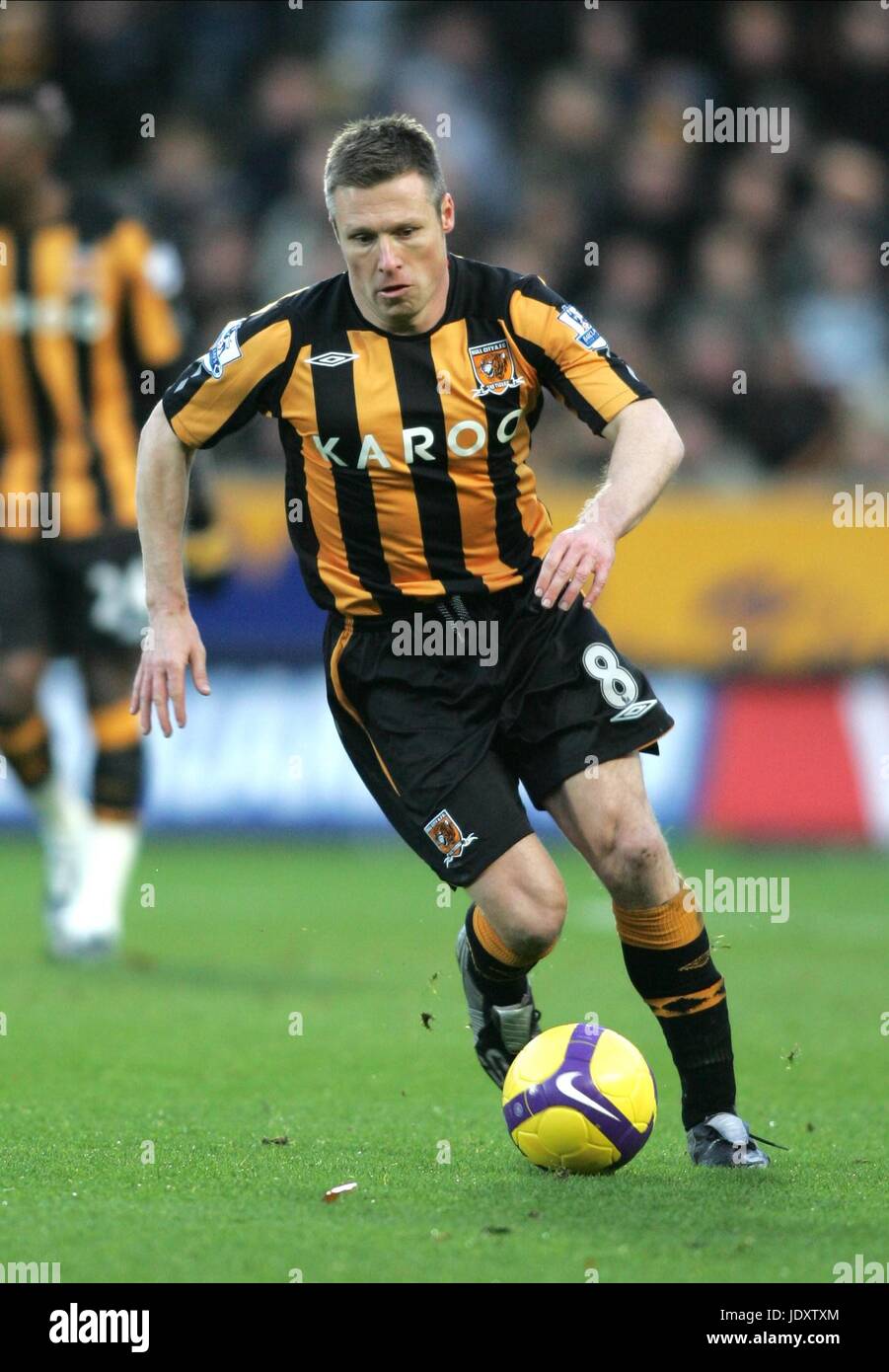 NICK BARMBY HULL CITY FC KC STADIUM HULL ENGLAND 06 December 2008 Stock ...