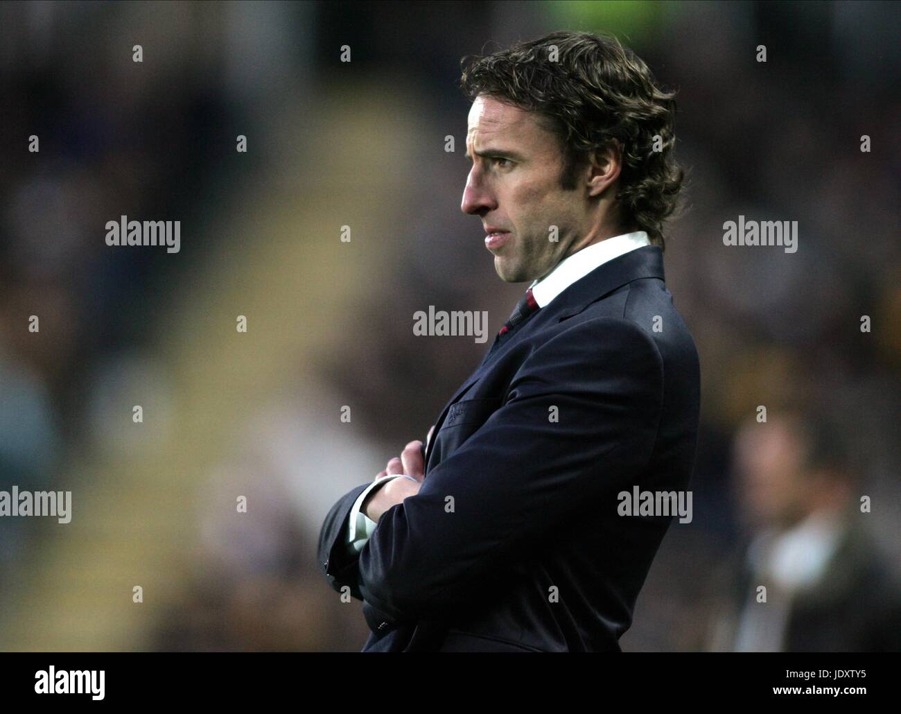 GARETH SOUTHGATE MIDDLESBROUGH FC MANAGER KC STADIUM HULL ENGLAND 06 ...