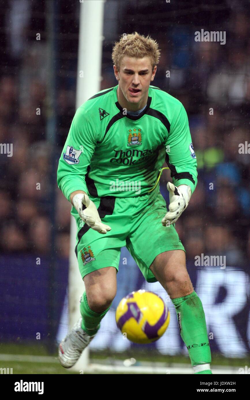 JOE HART MANCHESTER CITY FC CITY OF MANCHESTER STADIUM MANCHESTER ...