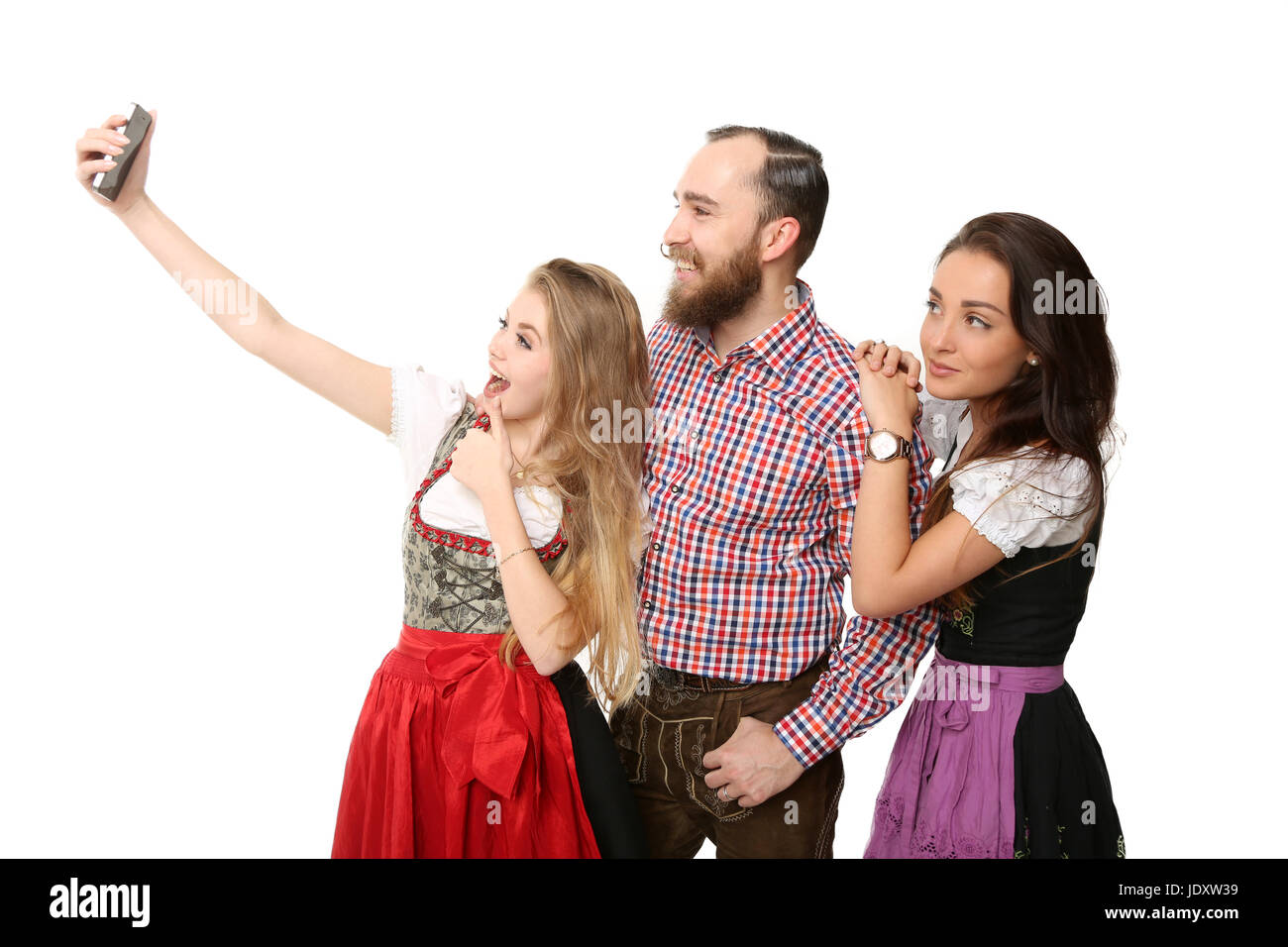 group at selfie Stock Photo - Alamy