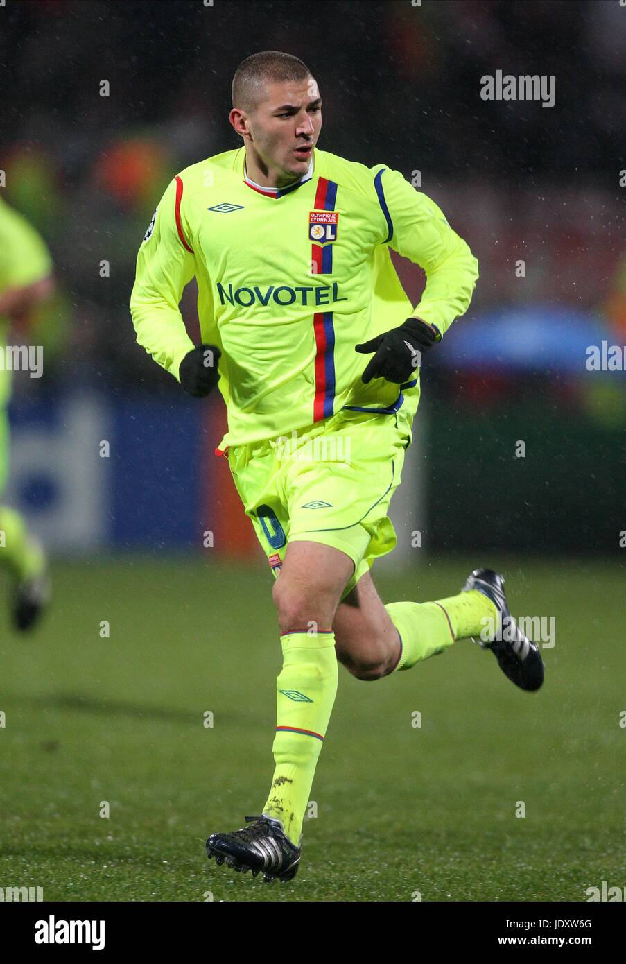 Olympique lyonnais karim benzema hi-res stock photography and images ...