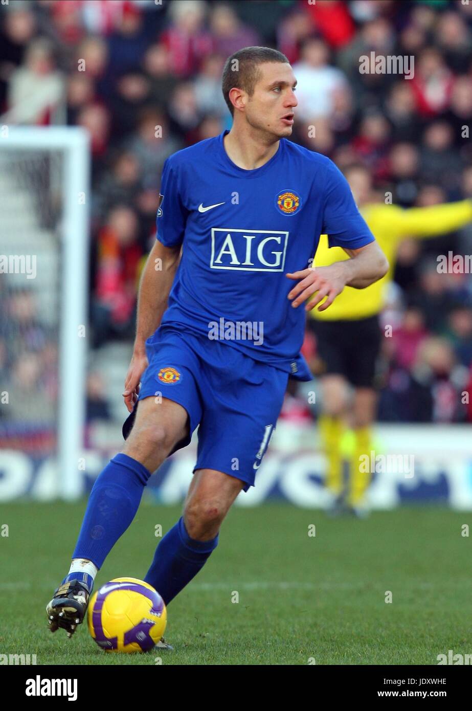 NEMANJA VIDIC MANCHESTER UNITED FC BRITANNIA STADIUM STOKE ENGLAND 26 ...